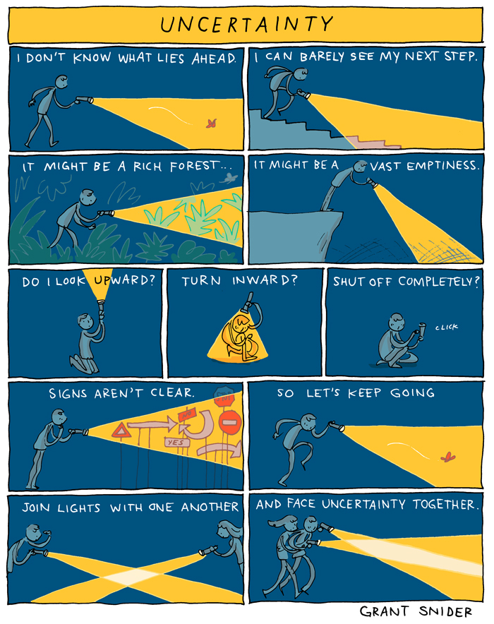 Cartoon: Uncertainty – TVWriter.Com